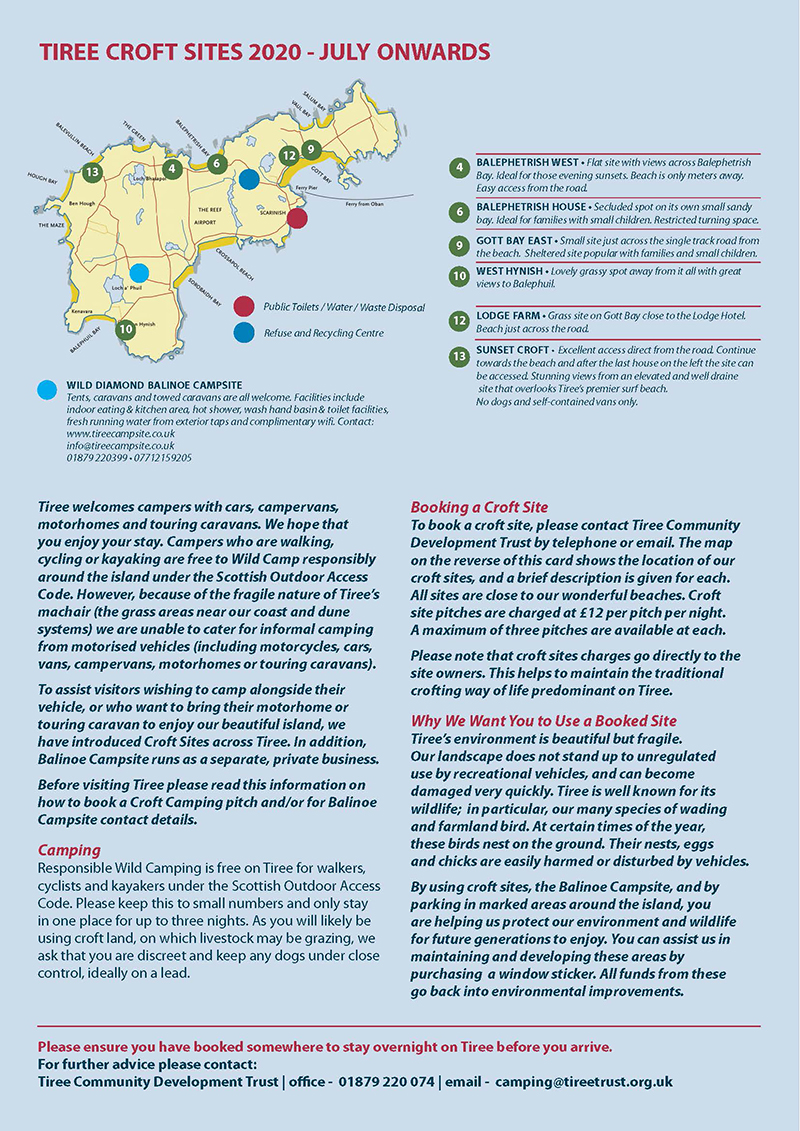 Out & About / Croft Camping | Isle of Tiree